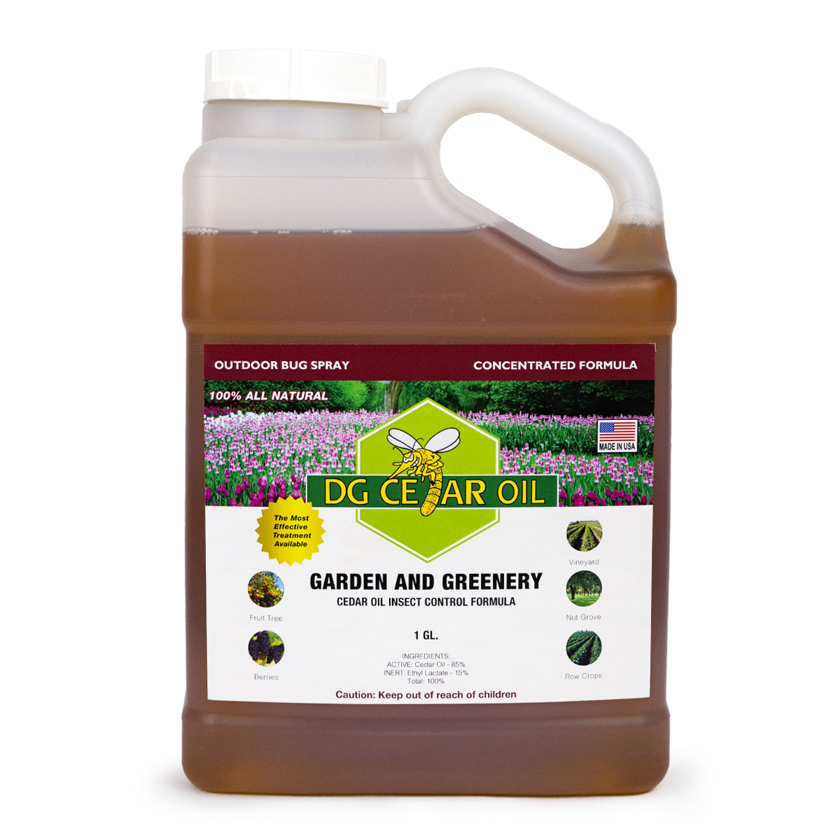 Garden and Agricultural Concentrate Cedar Oil Insect Spray Gallon