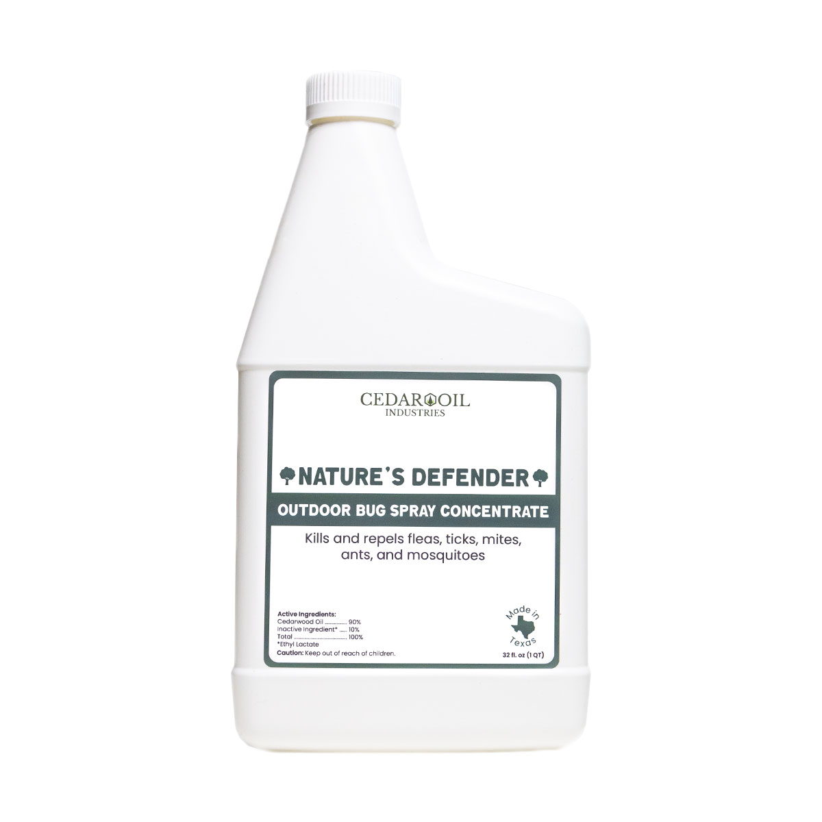 Insect repellent cedar oil spray for outdoor pest control 32 oz.